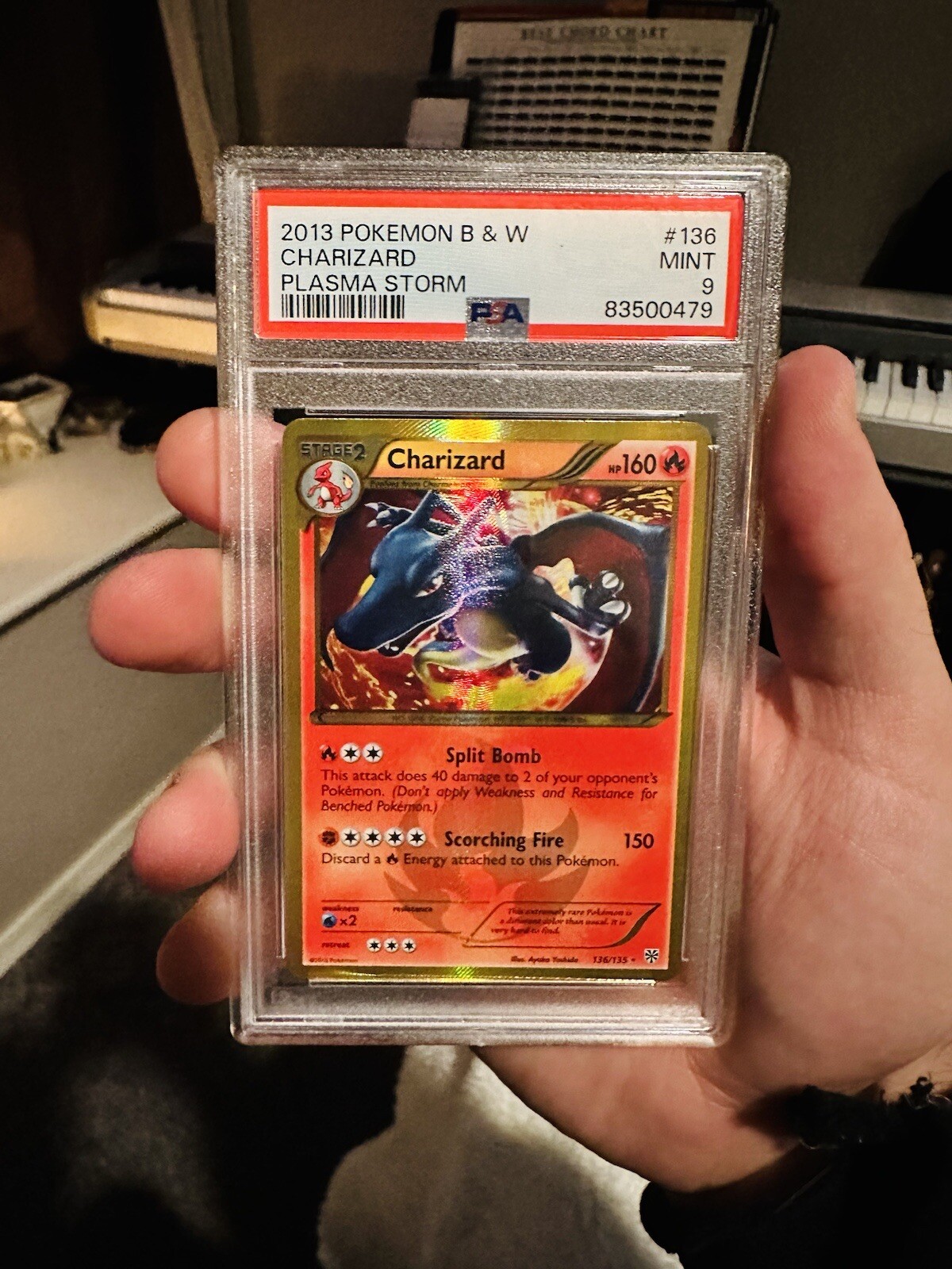Charizard 2013 Black & White: Plasma Storm #136/135 Holo (Secret) PSA 9 ...
