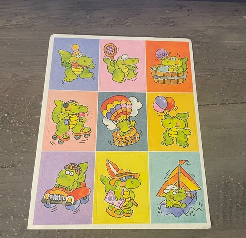 Vintage 1980s Rare Gator Sticker Sheet | eBay