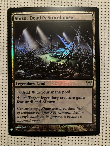 FOIL SHIZO, DEATH'S STOREHOUSE Mystery Booster/the List Magic MTG MINT ...
