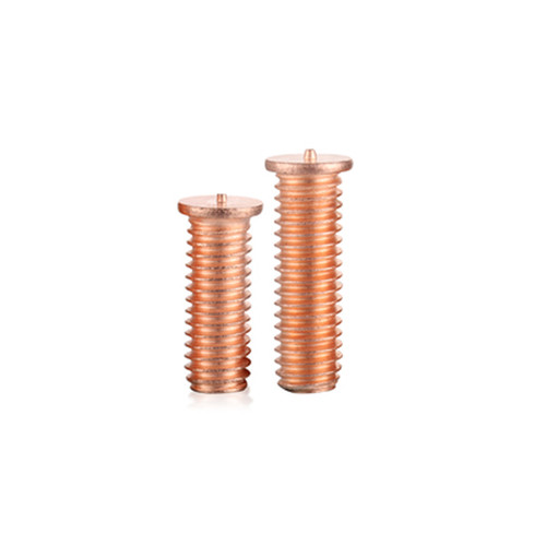 M4 Copper plating Carbon Steel flat head weld stud Spot weld column ...