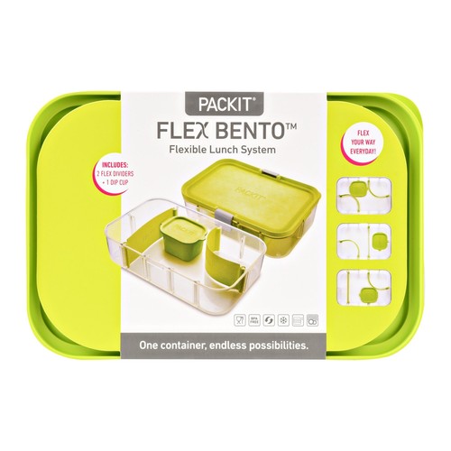 PACKIT Flex Bento Flexible Lunch System - LIME GREEN | eBay