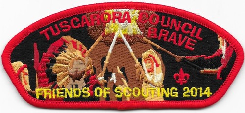 SA40 Tuscarora Council Strip 2014 FOS CSP SAP Boy Scouts of America BSA ...