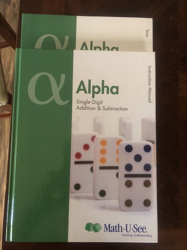 Math-U-See Alpha Instruction Manual and Test Booklet | eBay