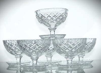 Crystal Sundae Dishes in Stuart Crystal & Cut Glass for sale | eBay