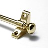 Polished Brass Stair Rods - 3/8" x 28.5" - Simplicity - Thistle Finial ...