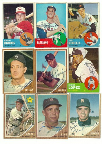 1962 Topps Howie Bedell #76 Braves -- Broke Drysdale's scoreless streak ...