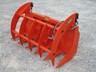 60" Dual Cylinder Root Grapple Bucket Attachment Fits Skid Steer Quick ...