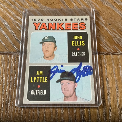 autographed 1970 Topps. JIM LYTTLE rookie #C-1 | eBay