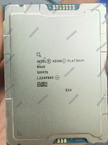 Intel Xeon Platinum 8468 48-Core 2.10GHz 105MB 350W LGA-4677 2S CPU ...