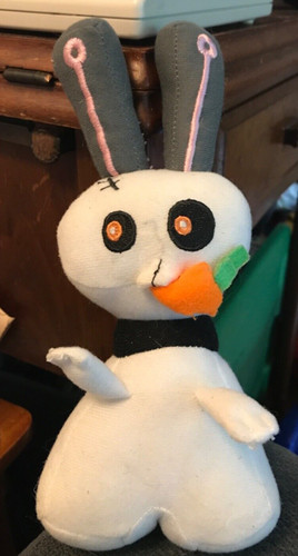 🐰 Hero 108 👀 Plush Jumpy Ghostface Bunny 2011 Cartoon Network show ...