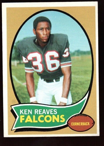 KEN REAVES FALSONS BASE CARD SP 70 1970 TOPPS FOOTBALL VINTAGE SET ...