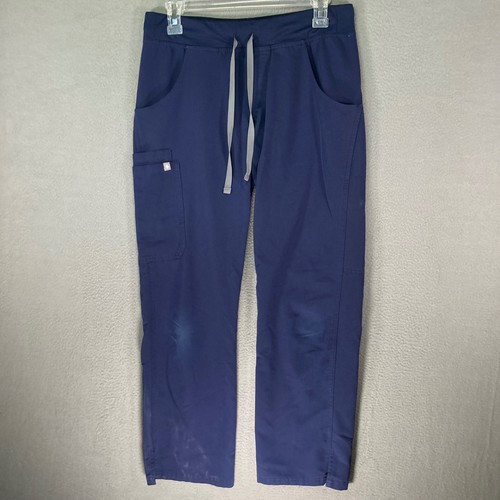 FIGS Navy Scrub Pants Womens L Medical Healthcare Workwear Jogger ...