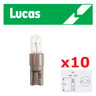 Lucas LLB286 12V 1.2W Panel Light/Indicator Bulb - Genuine - Pack of 10 ...