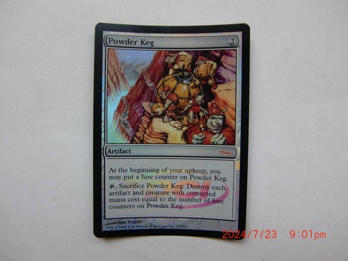 Powder Keg Foil MTG Promo English Card Magic The Gathering Used | eBay
