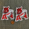 Arkansas Razorbacks HOGS RARE Iron-On patch 3" X 2.5 | eBay