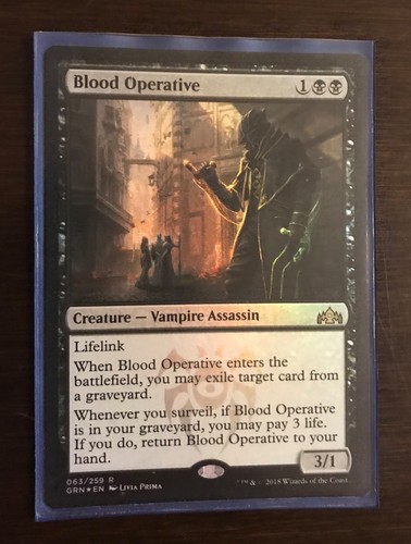 Blood Operative NM FOIL Guilds of Ravnica MTG | eBay