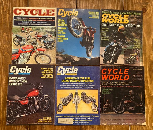 Cycle World And Cycle Magazine 1962, 1974-77 Lot Of 6 Vtg Motorcycle ...