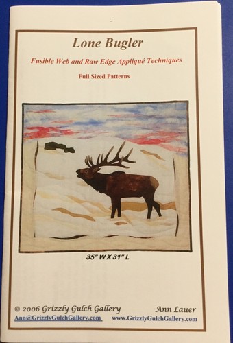 Lone Bugler quilt pattern by Grizzly Gulch Gallery | eBay