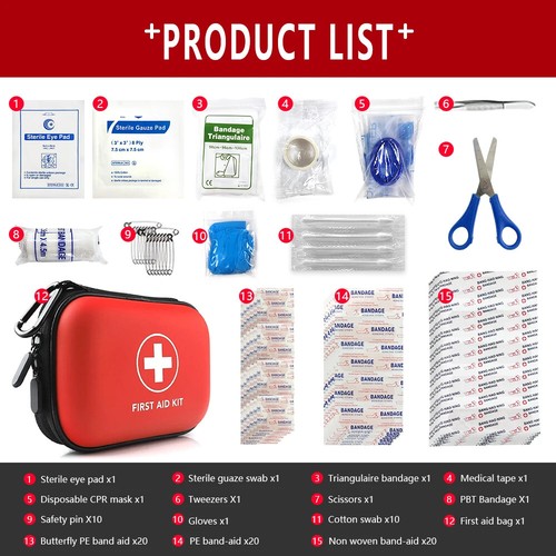 Outdoor Travel Kit Home Small Medical Box Survival Kit Household ...