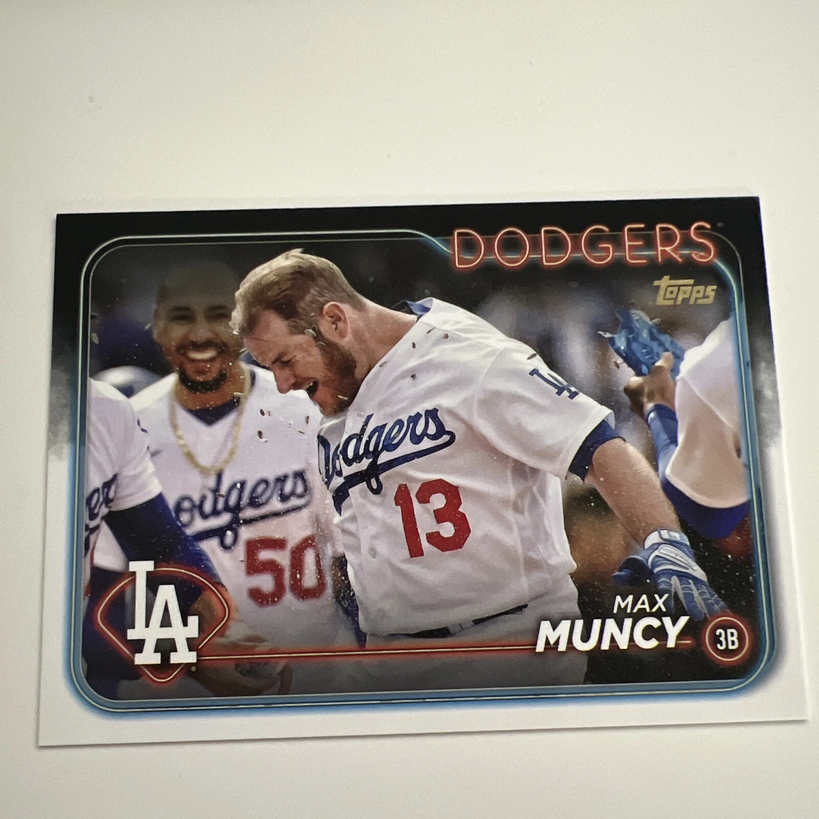 Max Muncy (Dodgers) 2024 Topps #314 Golden Mirror Image Variation /(SSP ...