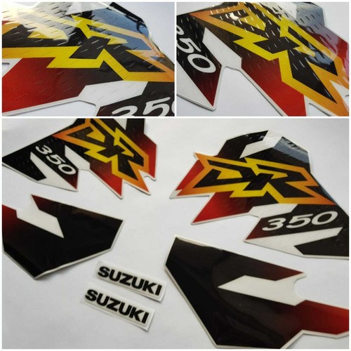 KIT decals stickers, graphics decals SUZUKI DR 350 DR350 1997/98 red | eBay