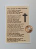 The Cross In My Pocket poem card with 1 cut out penny cross | eBay