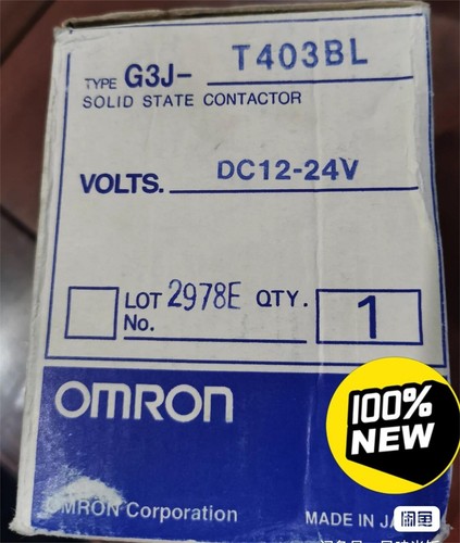 OMRON G3J-T403BL SOLID STATE CONTACTOR 12-24VDC NEW IN BOX DHL/UPS | eBay
