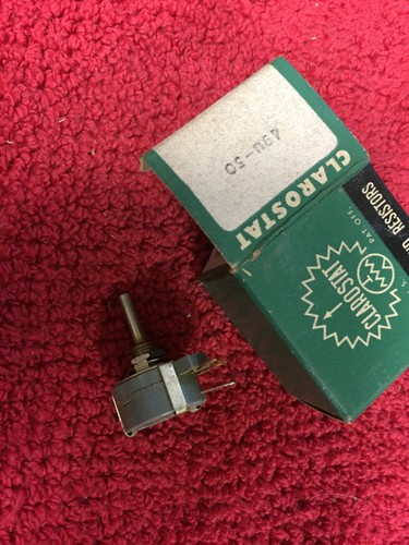 49M 50 OHM CLAROSTAT 1.5 WATT MINI POT NOS | eBay