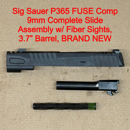 NEW Sig Sauer P365 Fuse Comp 9mm 3.7" Optics Ready Comp Slide Assembly ...