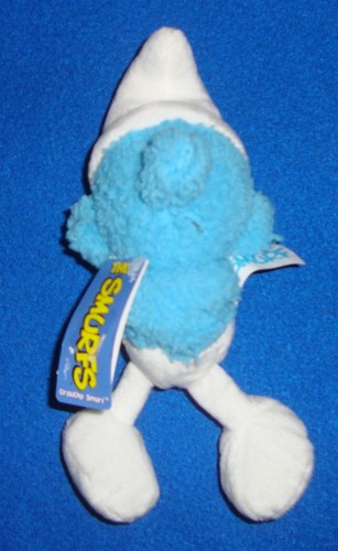 Smurf 9" Fuzzy Plush Figure NWT | eBay