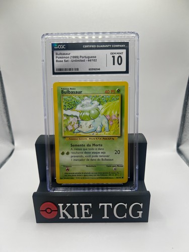1999 Pokemon Unlimited Base Set BULBASAUR 44/102 CGC GEM MINT 10 ...