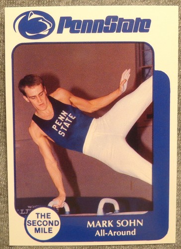 1990 Penn State - Second Mile (Police) Card - Gymnastics Mark Sohn | eBay