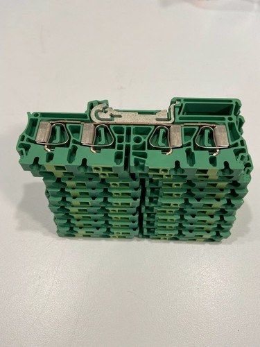 Weidmuller Grounding Terminal Block ZPE 4/4 AN (7904280000) LOT of 10 ...