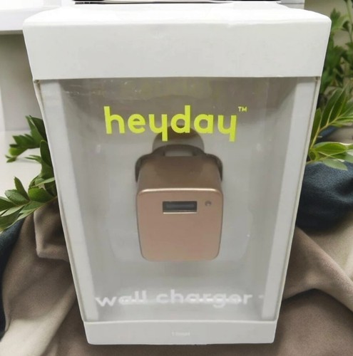 heyday 2-Port 20W USB and USB-C Wall Charger (metallic gold) | eBay