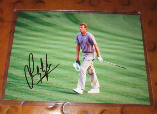 Sandy Lyle signed autographed photo PGA Pro Golfer 1988 Masters Augusta ...