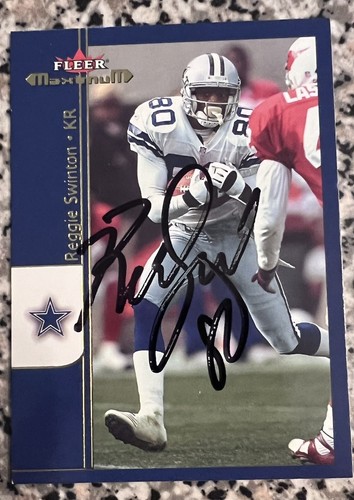 2002 Fleer Maximum Reggie Swinton Auto Signed Card Dallas Cowboys IP | eBay