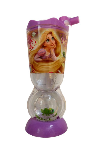 Disney Tangled Rapunzel Pascal Kid's Snow Globe Dome Tumbler | eBay