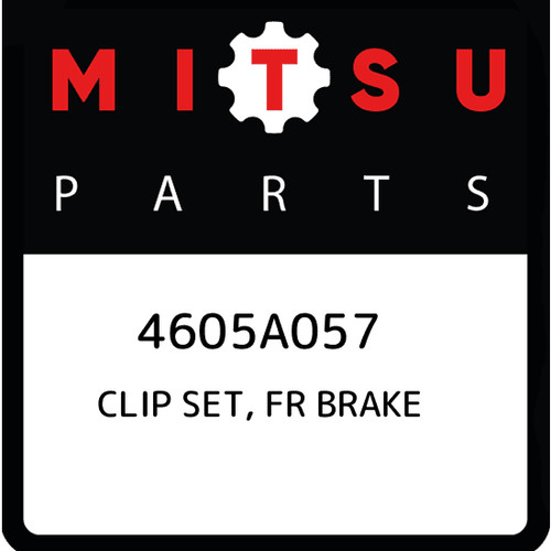 4605A057 Mitsubishi Clip set, fr brake 4605A057, New Genuine OEM Part ...