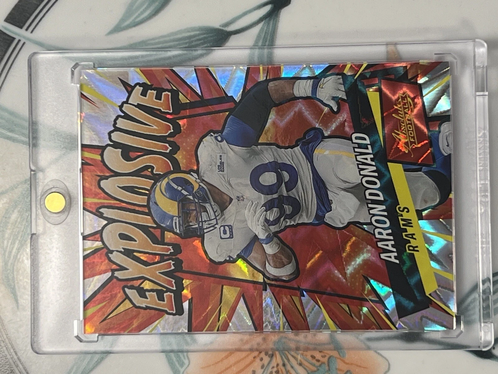 Aaron Donald 2022 Absolute #E34 Explosive Price Guide - Sports Card ...