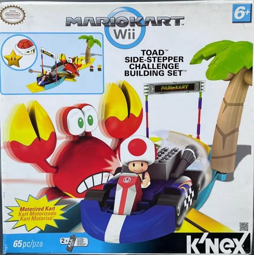 **NEW SEALED** K'NEX Super Mario Mario Kart Wii Toad Side-Stepper ...