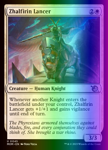 MTG Magic the Gathering Zhalfirin Lancer (45/548) March of the Machine ...