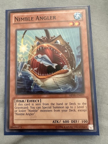 Nimble Angler - ABYR-EN031 - NM - Common - Unlimited Edition - Yugioh ...
