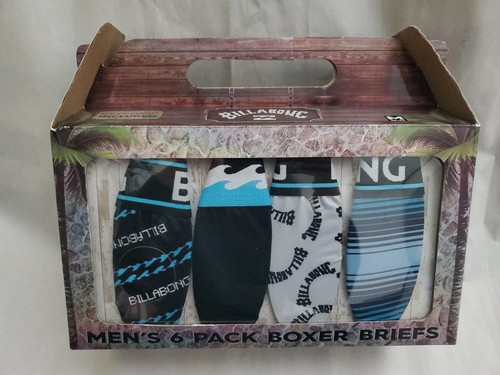 Billabong Men’s 6 PACK Underwear Boxer Briefs with Keychain Sz M 32-34 ...