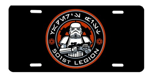 501st Legion Stormtroopers Star Wars High Gloss License Plate | eBay