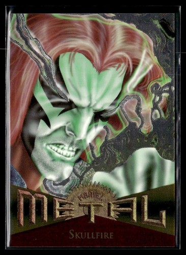 SKULLFIRE 1995 FLEER MARVEL METAL #52 (NICE COMPLETE SET BREAK) (ID 672) | eBay