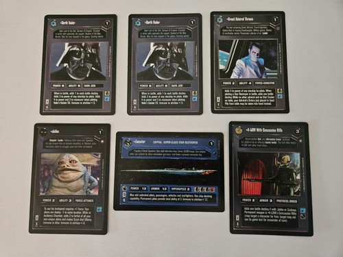 Star Wars CCG Lot Vader Executer Thrawn + SWCCG | eBay