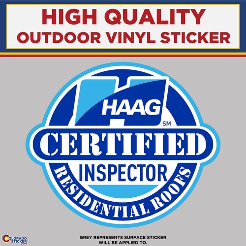HAAG Certified Inspector, High Quality Vinyl Stickers | eBay