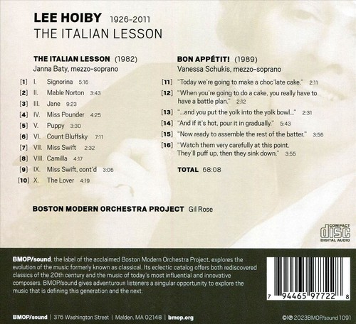 JANNA BATY / VANESSA SCHUKIS LEE HOIBY: THE ITALIAN LESSON NEW SUPER ...