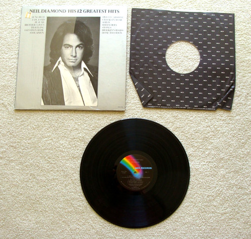 Vintage NEIL DIAMOND "'His 12 Greatest Hits" Vinyl LP - 33 RPM | eBay