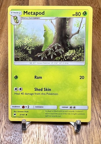 Metapod 2/147 Burning Shadows Non Holo Uncommon Pokemon Card NM | eBay
